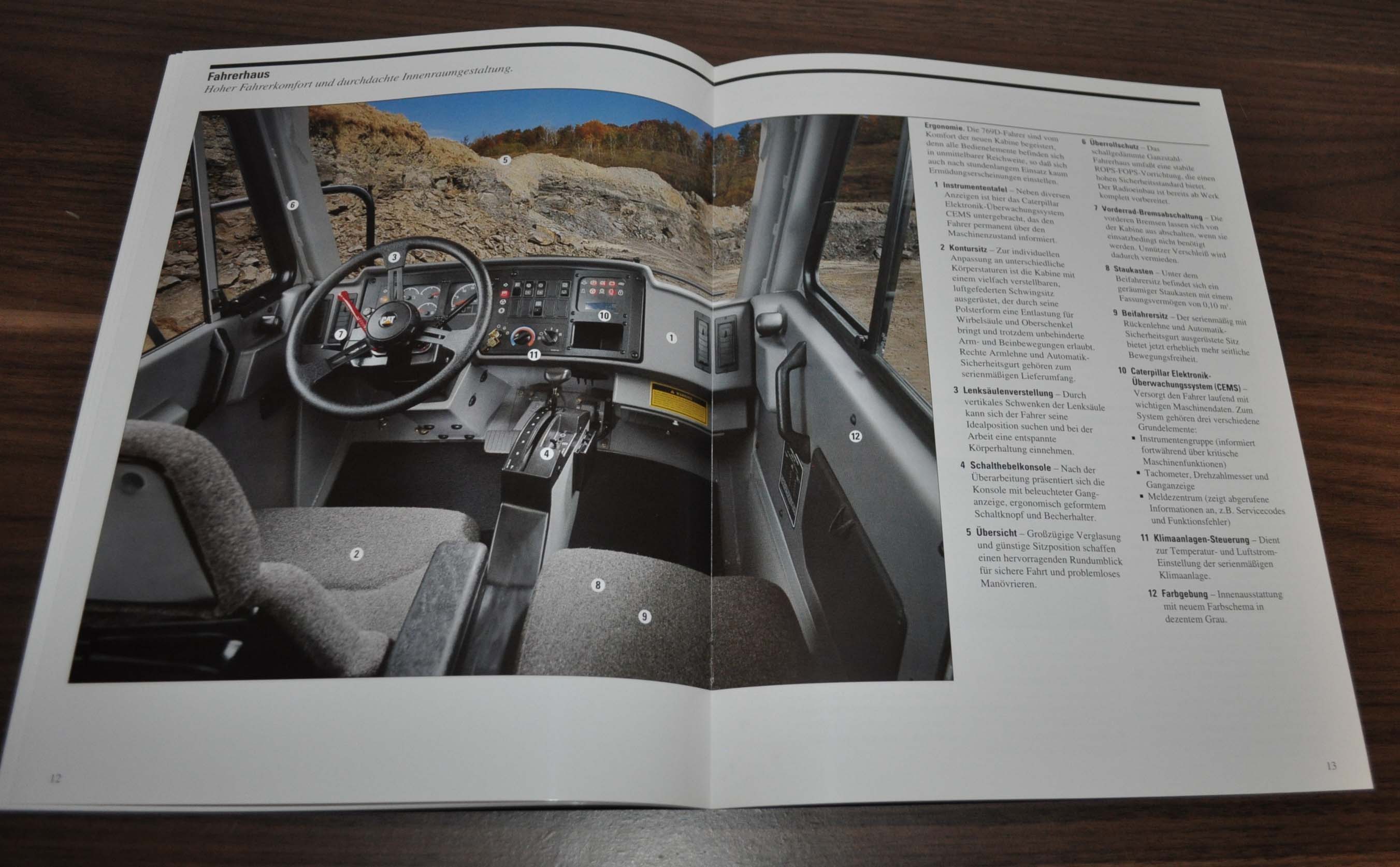 Caterpillar 769D Muldenkipper Truck Dump Dumper Specification Brochure ...