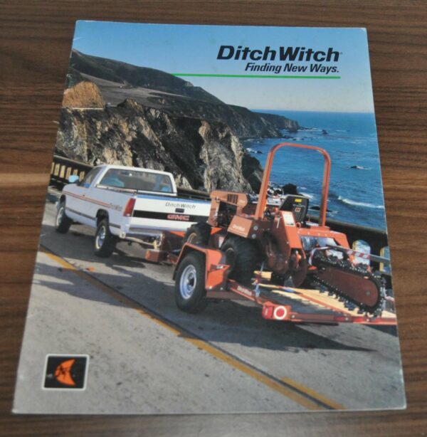 Ditch Witch Finding New Ways Trencher Tractor Brochure Prospekt – AUTO ...