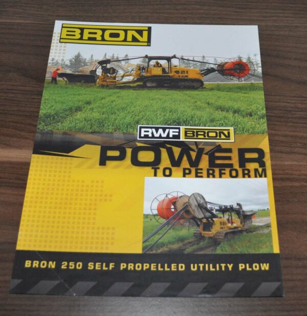 RWF Bron Self Propelled Plows Crawler Tractor Brochure Prospekt – AUTO ...