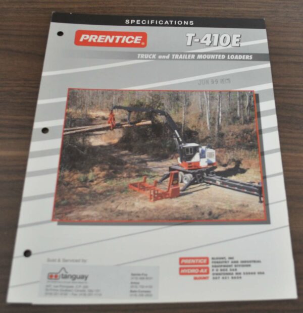Prentice Truck & Trailers Mounted Loaders Logging Hydraulic Crane ...