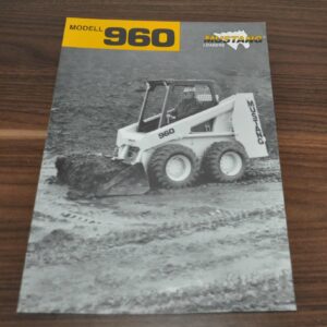 Mustang 960 Compact Loader Specifications Brochure Prospekt – AUTO BROCHURE