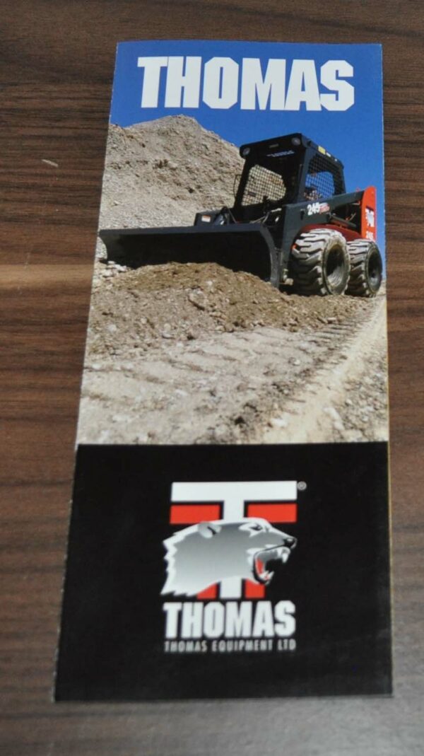 Thomas Range Compact Loader Specifications Brochure Prospekt – AUTO ...