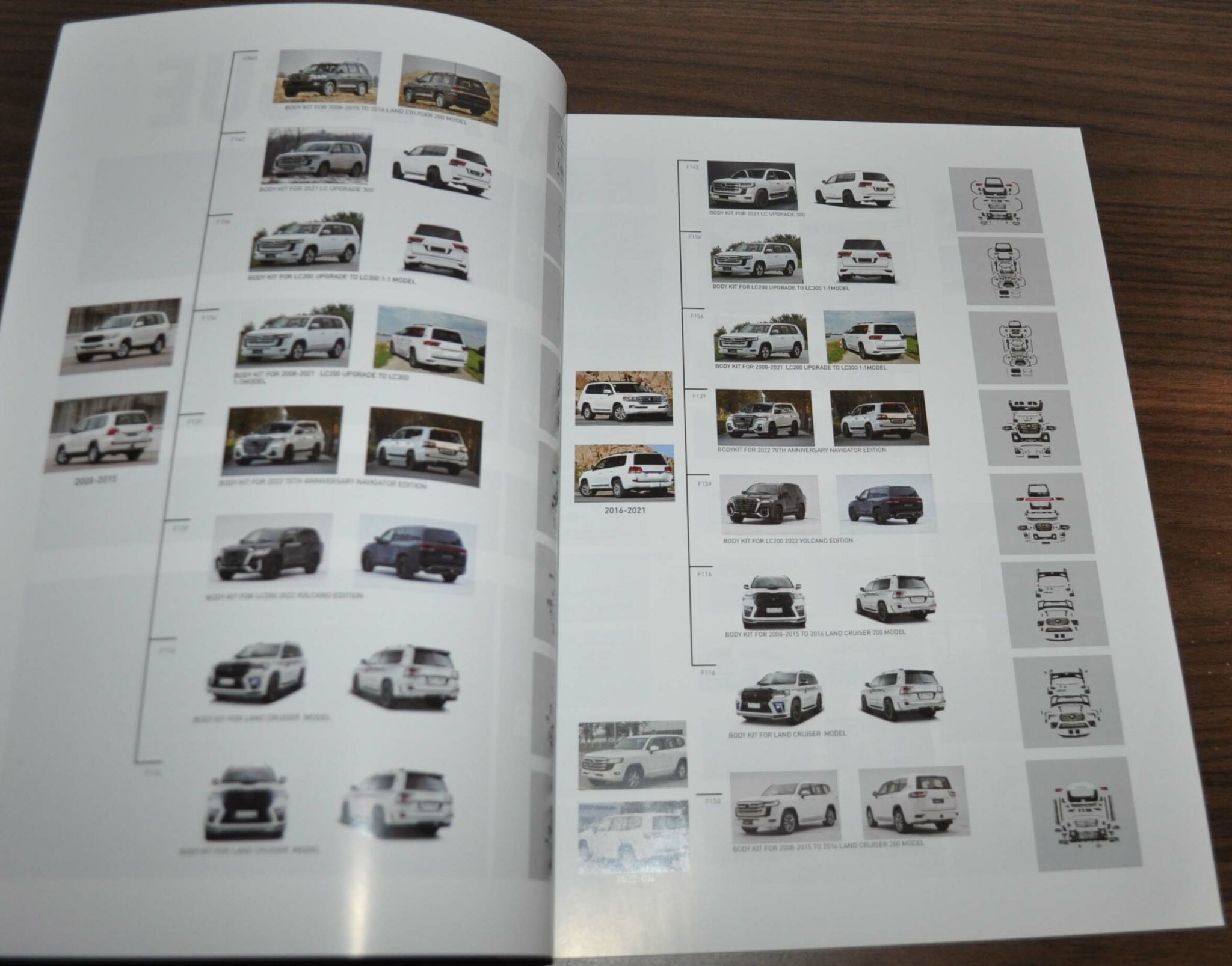 Gugo Tuning Body Kit Toyota Land Cruiser Brochure Prospekt – AUTO BROCHURE