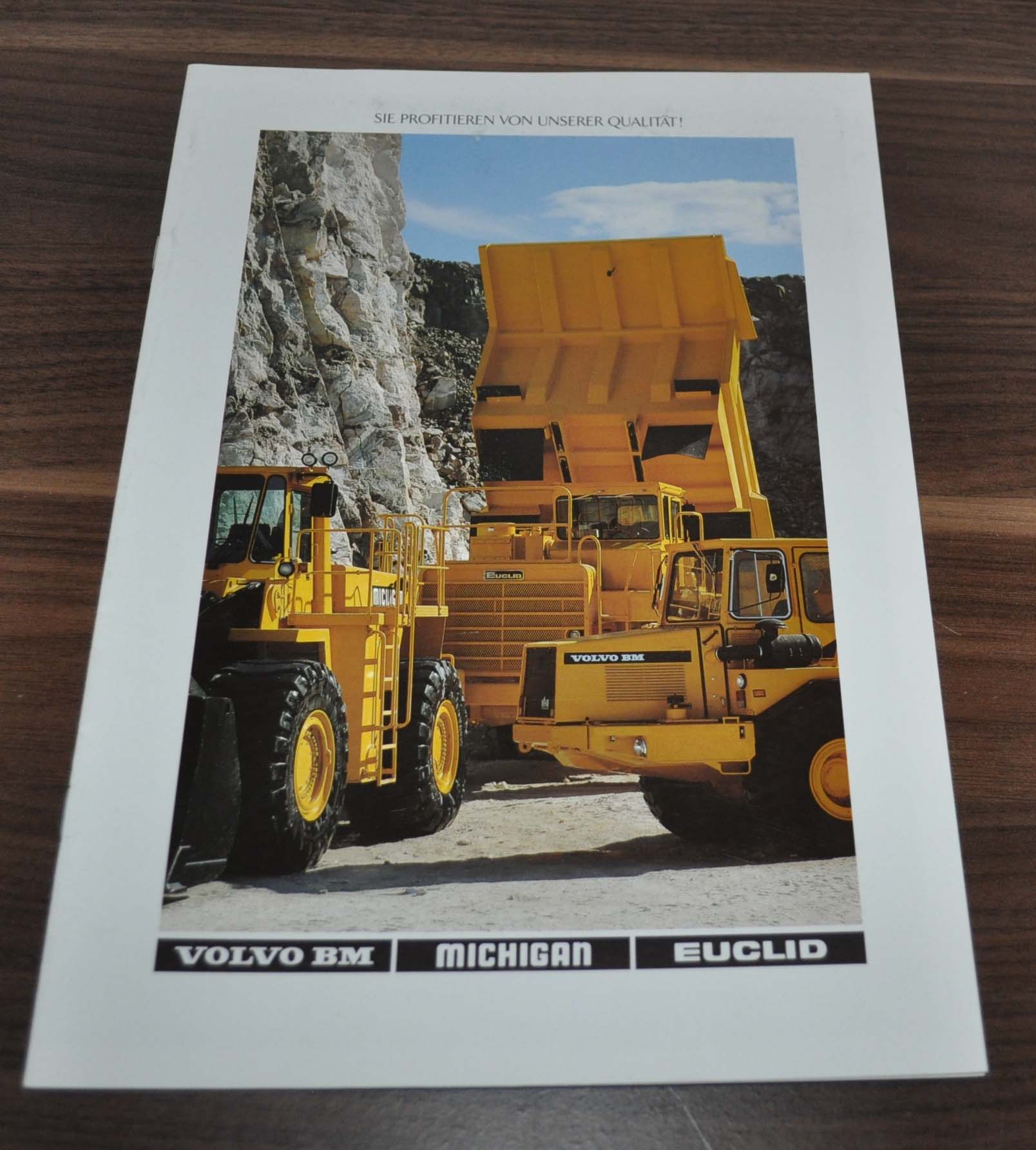 VME Volvo BM Michigan Euclid Dump Truck Loader Dumper Brochure Prospekt ...