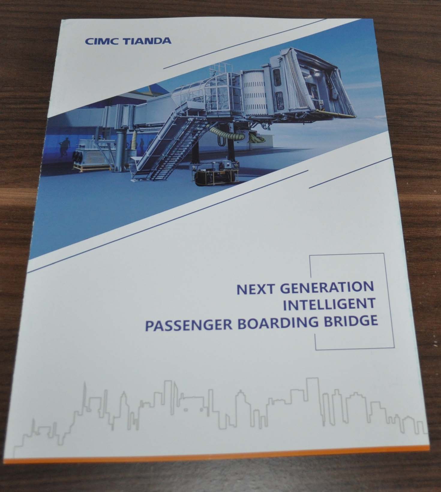 CIMC Tianda Passenger Boarding Bridges Airport Vehicle Chinese Brochure ...