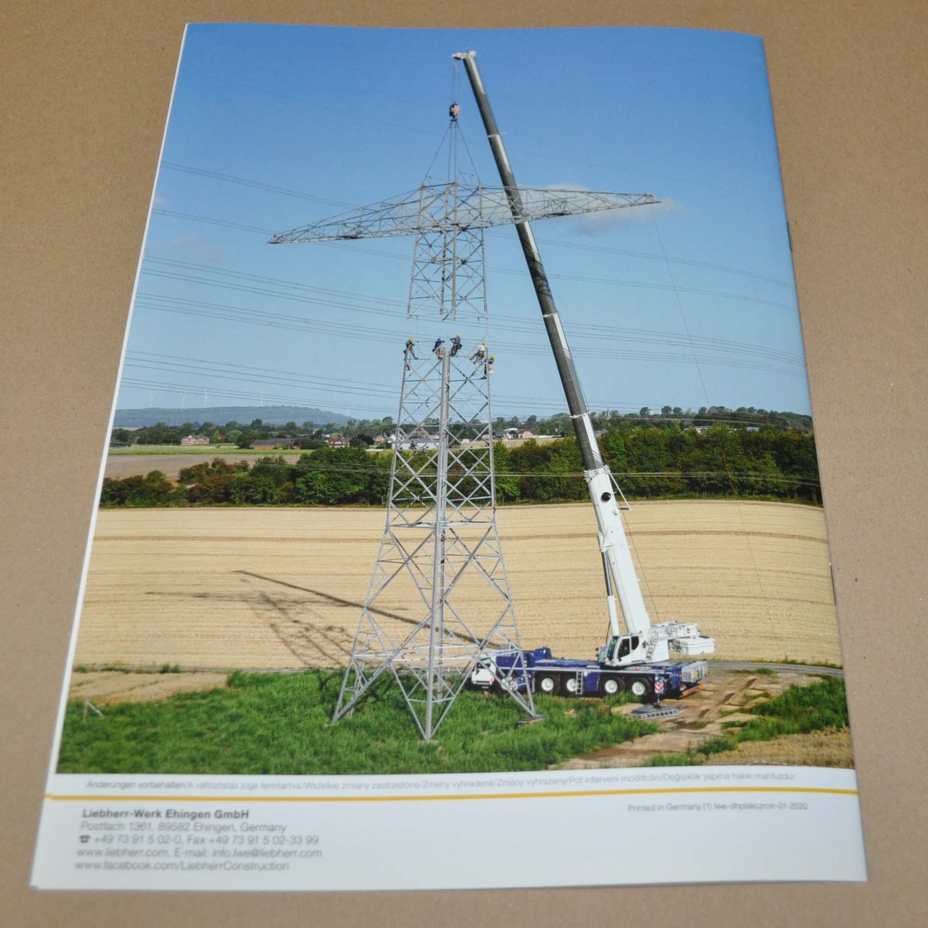 2020 Liebherr Programm Model Ranger Mobile Crawler Crane Brochure ...