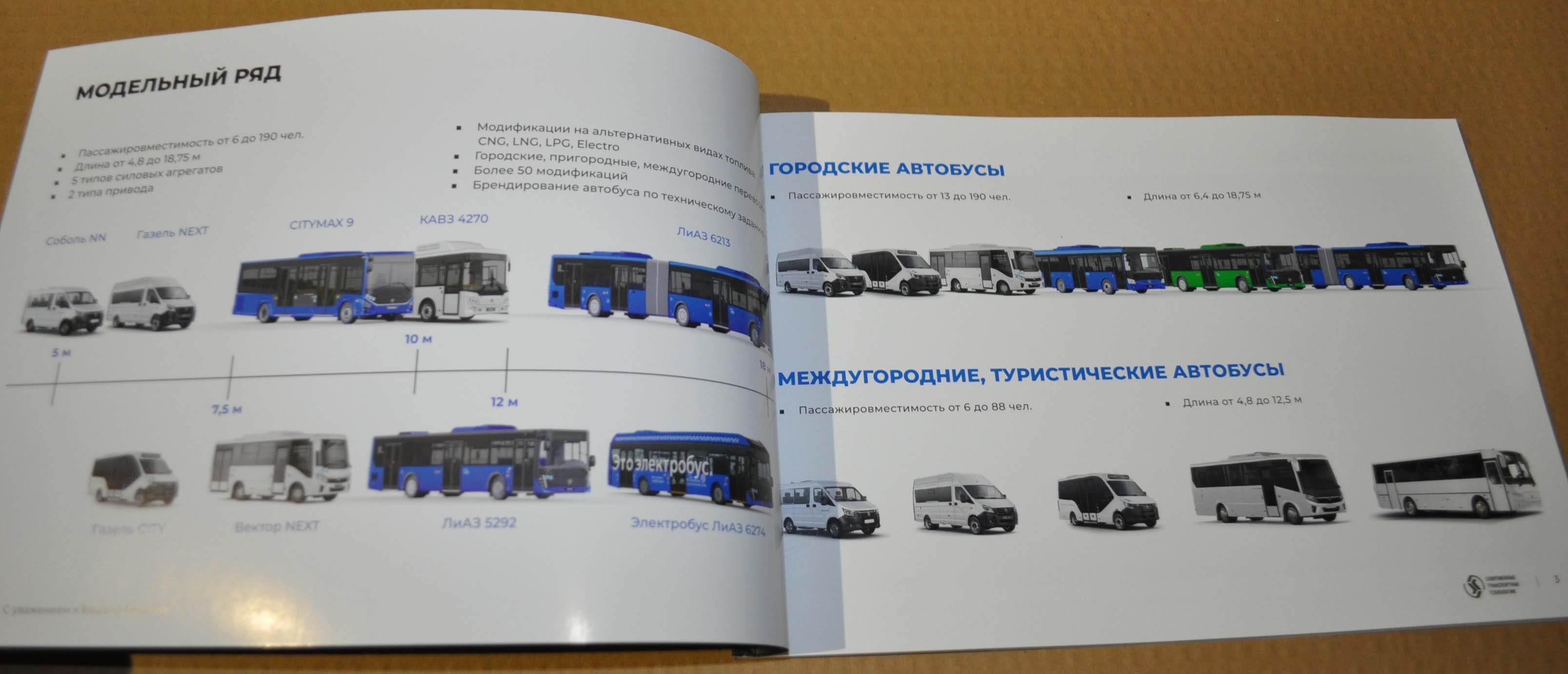 GAZ Group Catalog 2025 Bus PAZ LiAZ KAVZ Russian Brochure Prospekt ...