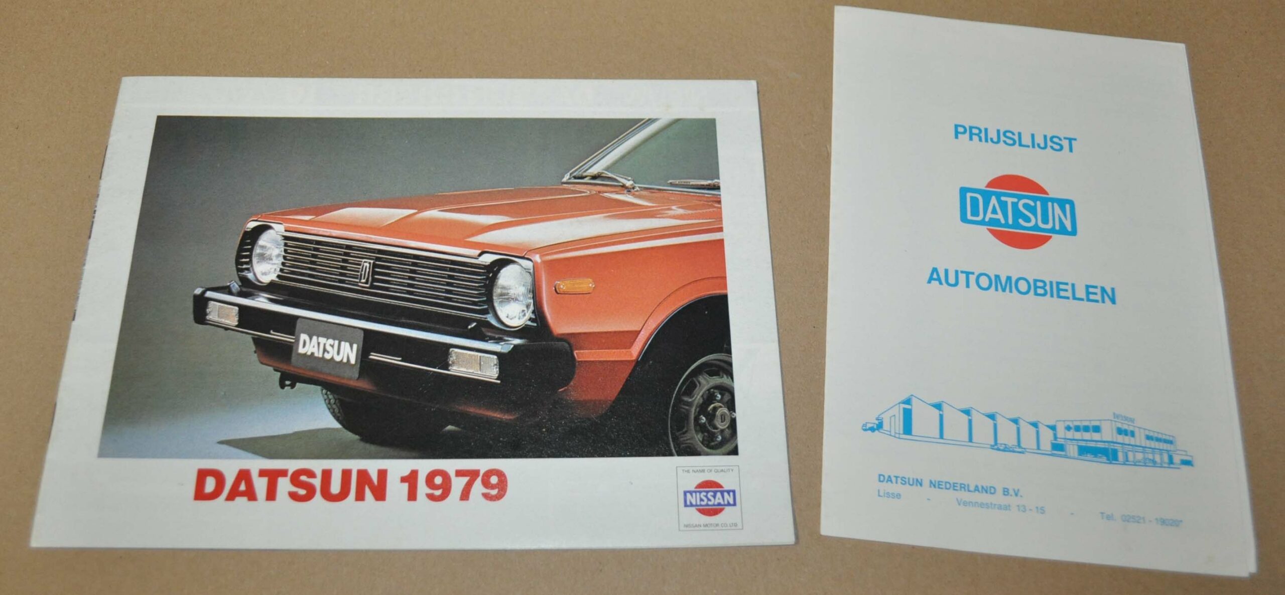 1979 Datsun Model Range Brochure Prospekt NL – AUTO BROCHURE