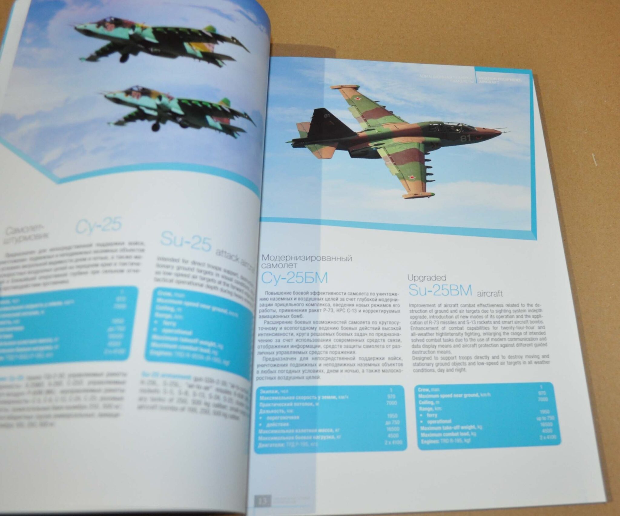 Aviation Equipment Fighter Helicopter UAV Russian Aircraft Brochure ...