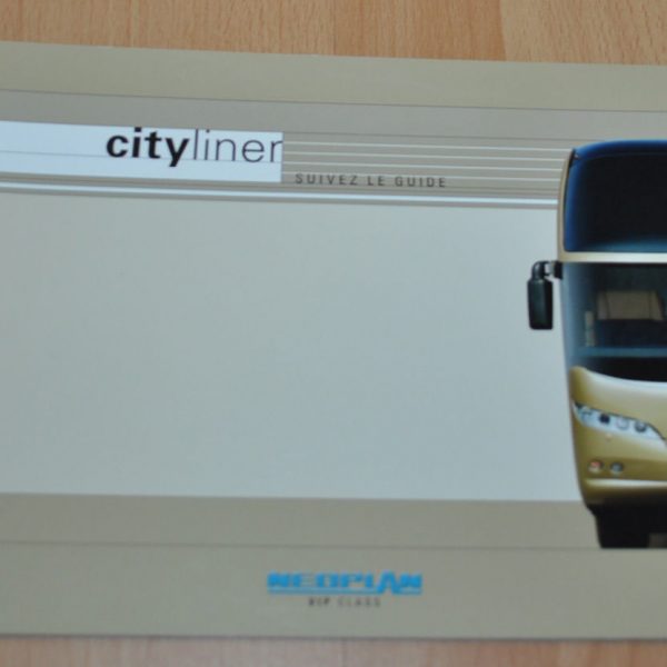 Neoplan Cityliner Bus Brochure Prospekt France Edition – AUTO BROCHURE