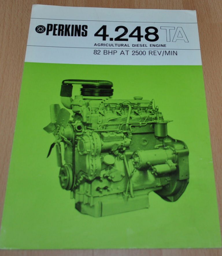 Perkins 4.248 TA Agricultural Diesel Engine Brochure Prospekt – AUTO ...
