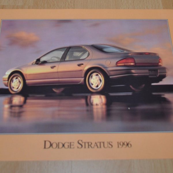 1996 Dodge Stratus Brochure Prospekt – AUTO BROCHURE