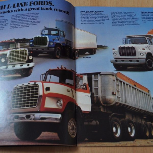 1983 Ford L-Line 800-9000 Series Truck Brochure Prospekt – AUTO BROCHURE