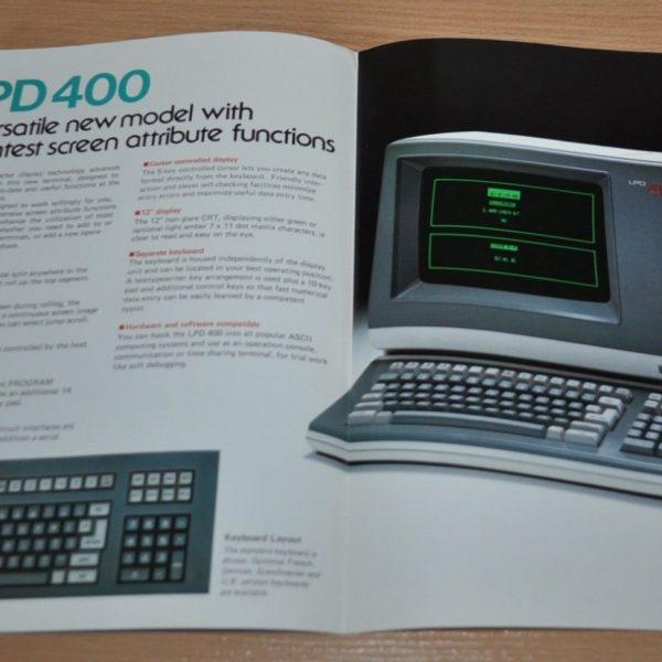 General LPD 400 Character Display Terminal Brochure Prospekt – AUTO ...