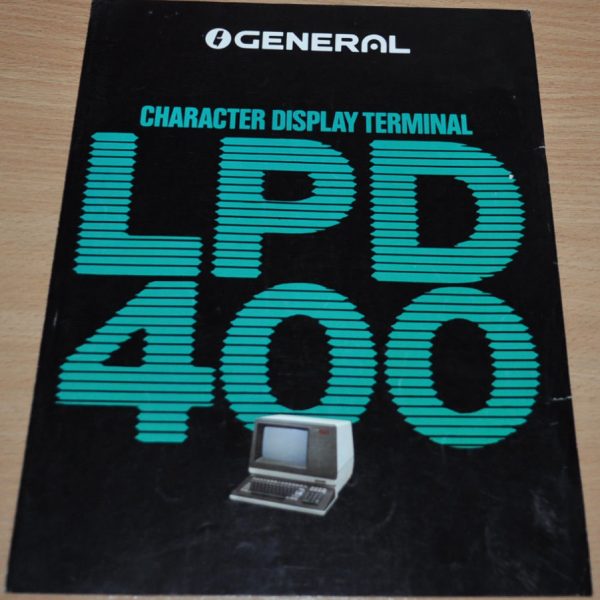 General LPD 400 Character Display Terminal Brochure Prospekt – AUTO ...