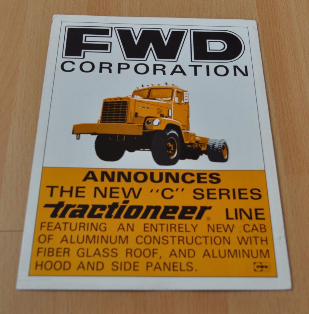 FWD C Series Tractioneer Truck Brochure Prospekt – AUTO BROCHURE