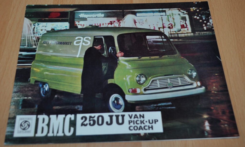 1968 BMC 250 JU Van Pickup Coach Truck Brochure Prospekt – AUTO BROCHURE
