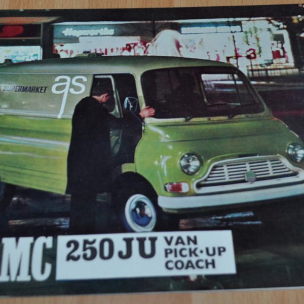 1968 BMC 250 JU Van Pickup Coach Truck Brochure Prospekt – AUTO BROCHURE